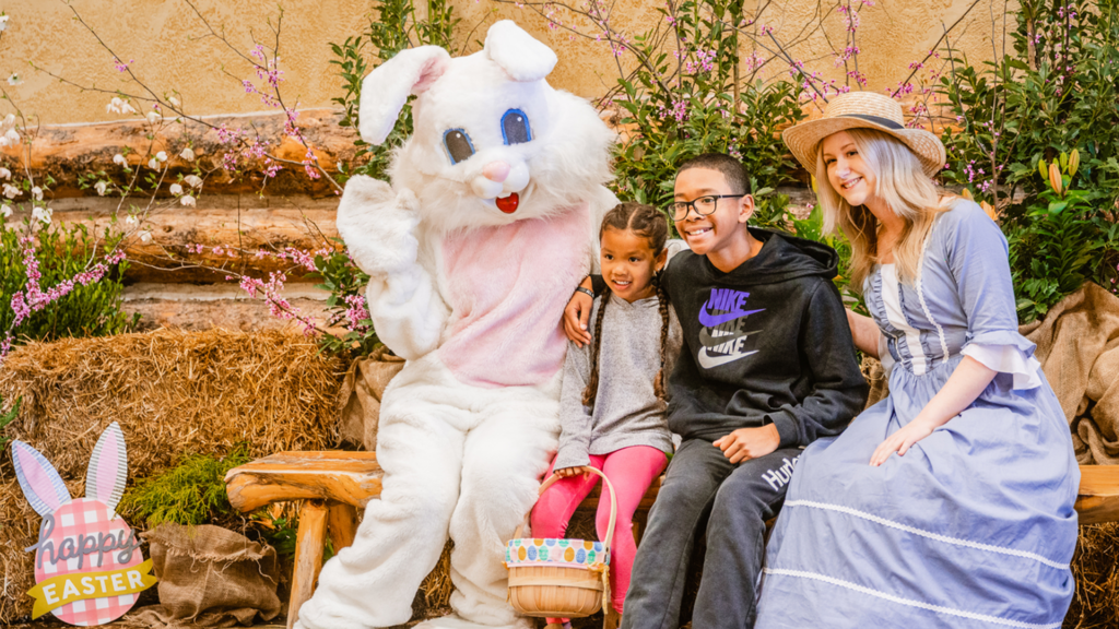 Photos with the Easter Bunny | Bass Pro Shops Angler’s Lodge